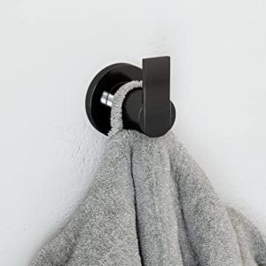 Design House 582676 Eastport Contemporary Robe Hook for Bathroom Bedroom Closet or Kitchen Matte Black