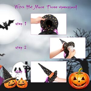 Crashing Witch into Tree Halloween Decoration, HOMILY Funny Vivid Crashed Halloween witch decor for Outdoor Tree Trunks or Pillars Decor Party Supplies