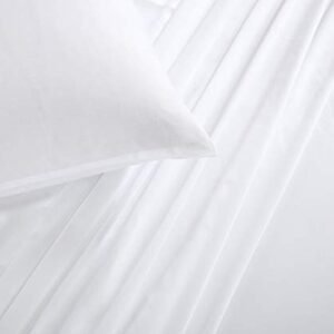 Laura Ashley Home | Tencel Collection | Bed Sheet Set - Silky Soft, Moisture-Wicking & Breathable Bedding, King, Augusta White