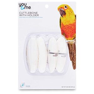 you & me cuttlebones for birds, pack of 4