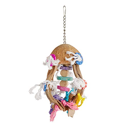 Petco Brand - You & Me Jellyfish Preening Bird Toy, Large