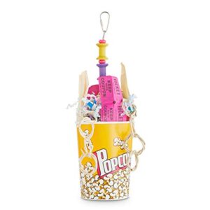 you & me premier fun popcorn box foraging bird toy, medium