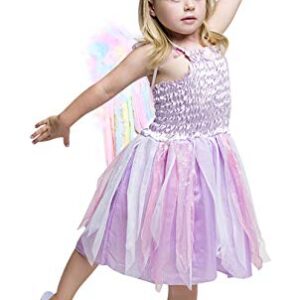 Girls Unicorn Wings with Headband Cute Feather Angel Wings Halloween Costume Accessories Cosplay Dress up Birthday Decorations