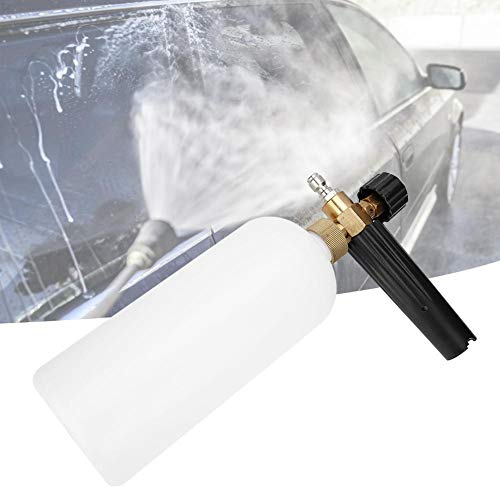 Car Pressure Washer,1L 1/4in Practical and Dependable Car Wash Foam Spray Bottle High Pressure Foamer Washing Pump Cannon Cleaning Tool