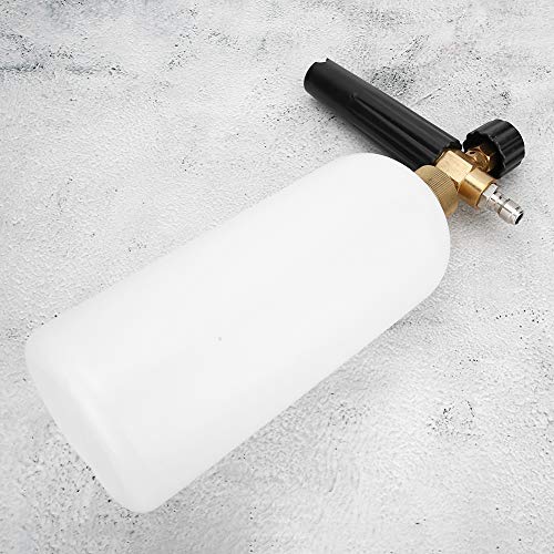 Car Pressure Washer,1L 1/4in Practical and Dependable Car Wash Foam Spray Bottle High Pressure Foamer Washing Pump Cannon Cleaning Tool