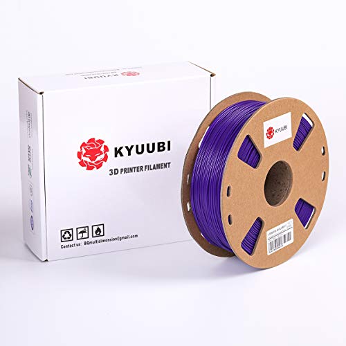 KYUUBI Purple Blue to Pink Color Changing with Temperature 3D Printer Filament PLA 1.75 mm 1 KG (2.2 LBS) Color Changing with Temperature PLA