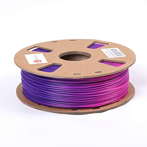 KYUUBI Purple Blue to Pink Color Changing with Temperature 3D Printer Filament PLA 1.75 mm 1 KG (2.2 LBS) Color Changing with Temperature PLA