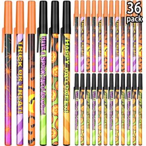 zonon halloween pens pumpkin bat spider ballpoint pens for halloween theme party supplies school office home use (36)