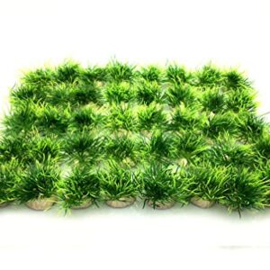 40 Pcs Artificial Small Water Plants, Fish Tank Aquarium Grass Decorations, Made of Soft Plastic