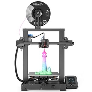 official creality ender 3 v2 neo 3d printer with cr touch auto leveling kit pc spring steel platform full-metal extruder, 95% pre-installed 3d printers with resume printing and model preview function