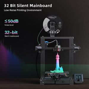 Official Creality Ender 3 V2 Neo 3D Printer with CR Touch Auto Leveling Kit PC Spring Steel Platform Full-Metal Extruder, 95% Pre-Installed 3D Printers with Resume Printing and Model Preview Function