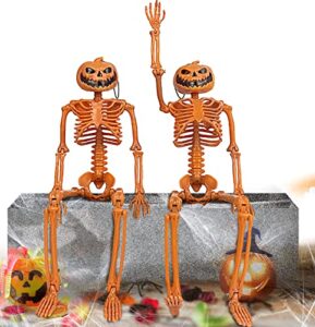 bluelf halloween pumpkin skeleton decorations for halloween party decor