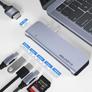 LENTION USB C Hub with 100W PD + 40Gbps USB C Port, 4K HDMI, 2 USB 3.0 and SD/Micro SD Card Reader Compatible 2022-2016 MacBook Pro 13/15/16, New Mac Air, Stable Driver Adapter (CB-CS64, Space Gray)