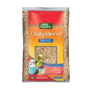 wild harvest daily blend nutrition diet for parakeet, canary and finch 10 pounds