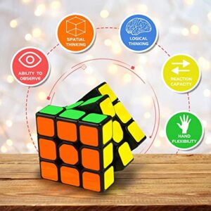 YCSH 24 Pack Classroom Gifts, Mini Cubes Set Party Favors Cube Puzzle, Puzzle Cube Eco-Friendly Safe Material with Vivid Colors,Party Puzzle Game for Boys Girls.