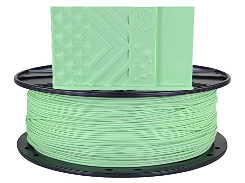 3D Fuel Standard PLA+ 3D Printing Filament, Made in USA with Dimensional Accuracy +/- 0.02 mm, 1 kg 1.75 mm Spool (2.2 lbs) in Pistachio Green