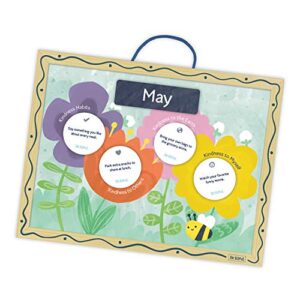 Peaceable Kingdom A Year of Kindness Calendar, Monthly Activity Board of Caring Activities