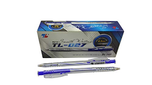 Box 20pcs ballpoint pen, blue ink pen, retractable ballpoint pen, recordable pen 0.5mm pen needle tip pen smooth writing pen, precise v5 rolling ball pen extra fine. Nice pens for writing