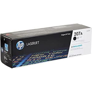 hp w2210a 207a original laserjet toner cartridge, black, single pack