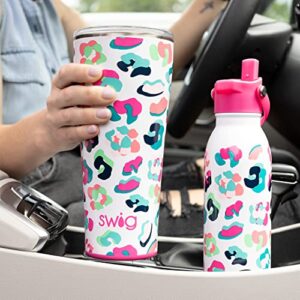 Swig Life XL 32oz Tumbler, Insulated Coffee Tumbler with Lid, Cup Holder Friendly, Dishwasher Safe, Stainless Steel, Extra Large Travel Mugs Insulated for Hot and Cold Drinks (A Party Animal)