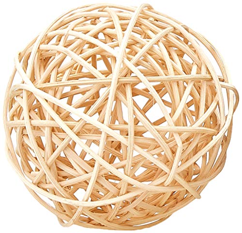 Rosewood Boredom Breaker Small Animal Naturals Toy Trio of Fun Balls, Natural, 3 Count (Pack of 2), Medium