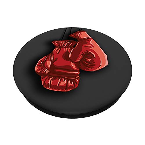 Red Boxing Gloves Boxer PopSockets PopGrip: Swappable Grip for Phones & Tablets