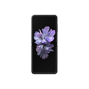 samsung galaxy z flip sm-f700f/ds dual-sim 256gb (gsm only | no cdma) factory unlocked android 4g/lte smartphone - international version (mirror black)