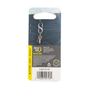 Nite Ize LSB3-07-R3 S-Biner SlideLock Dual Locking Carabiner, Size #3, Stainless