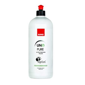 rupes uno pure ultrafine polish, 1000ml/33.8oz, single bottle