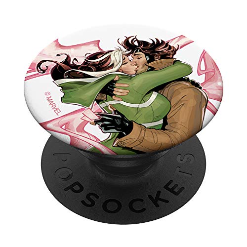 Marvel X-Men Rogue and Gambit Kiss Valentine's Day PopSockets PopGrip: Swappable Grip for Phones & Tablets