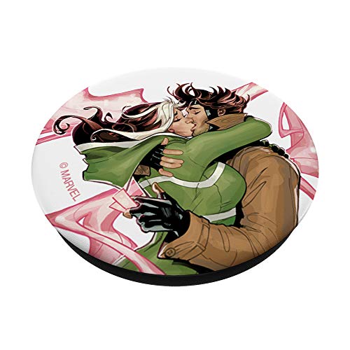 Marvel X-Men Rogue and Gambit Kiss Valentine's Day PopSockets PopGrip: Swappable Grip for Phones & Tablets