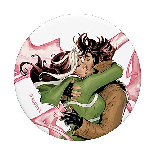 Marvel X-Men Rogue and Gambit Kiss Valentine's Day PopSockets PopGrip: Swappable Grip for Phones & Tablets