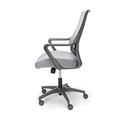 HON Basyx Helium Commercial-Grade Light Task Chair, Office, Platinum Grey