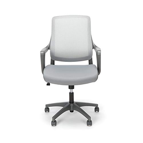 HON Basyx Helium Commercial-Grade Light Task Chair, Office, Platinum Grey