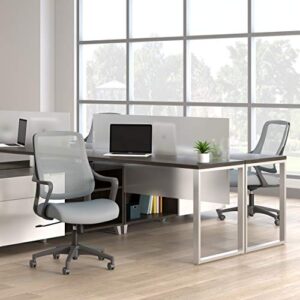 HON Basyx Helium Commercial-Grade Light Task Chair, Office, Platinum Grey