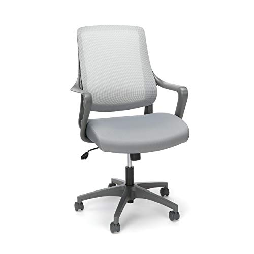 HON Basyx Helium Commercial-Grade Light Task Chair, Office, Platinum Grey