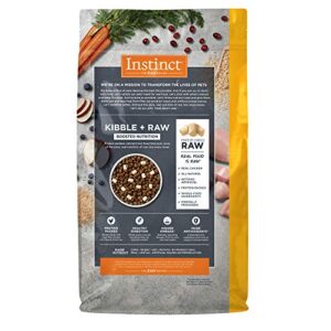 Instinct Raw Boost Whole Grain Dry Dog Food, Natural Real Chicken & Brown Rice Recipe Kibble with Omegas + Freeze Dried Raw Dog Food, 20 lb. Bag