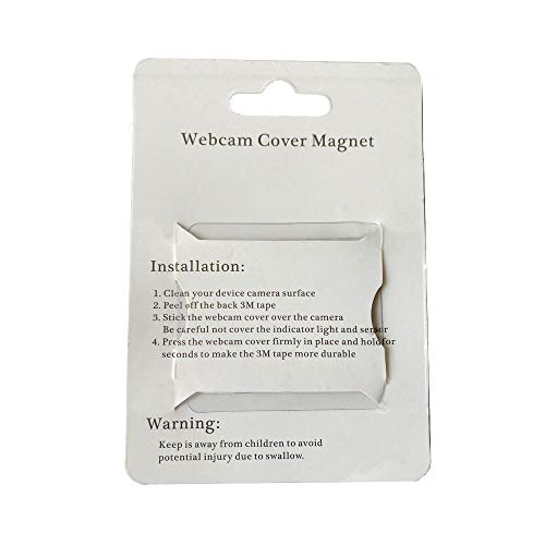 SHENGDEMAG Ultra Thin Webcam Cover Magnet, Magnetic Webcamera Cover Slide for Laptop, Mac, Phone and Pad 2 Packs