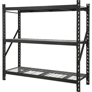 ironton 3-tier industrial shelving rack - 77in.w x 24in.d x 72in.h, model# 2611t001