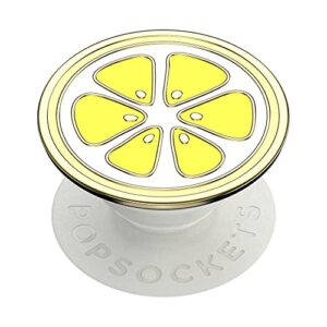 ​​​​popsockets phone grip with expanding kickstand, popsockets for phone - enamel lemon slice