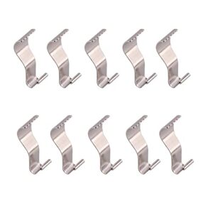 deekoudt yes time 10 piece no hole heavy duty hanger vinyl siding hooks jagged design to increase grip