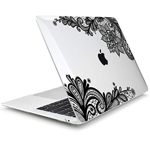 TwoL Case for MacBook Pro 16 inch 2019 2020, Ultra Slim Hard Shell Case and Keyboard Cover Screen Protector for New MacBook Pro 16 inch A2141 Fashion Lace