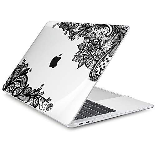 TwoL Case for MacBook Pro 16 inch 2019 2020, Ultra Slim Hard Shell Case and Keyboard Cover Screen Protector for New MacBook Pro 16 inch A2141 Fashion Lace