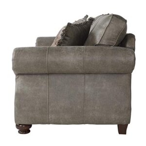 Roundhill Furniture Leinster Love Seats, Gray