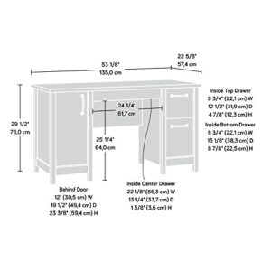 Sauder Cannery Bridge Computer Desk, Sindoori Mango finish