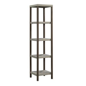 sauder manhattan gate tower etagere, mystic oak finish