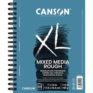 canson xl series rough mix media, 7" x 10"