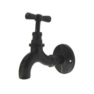 tg,llc treasure gurus metal water faucet wall hook spigot kitchen hand bathroom towel holder rustic decor