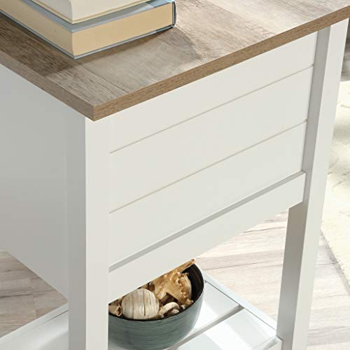 Sauder Cottage Road Desk, Soft White finish