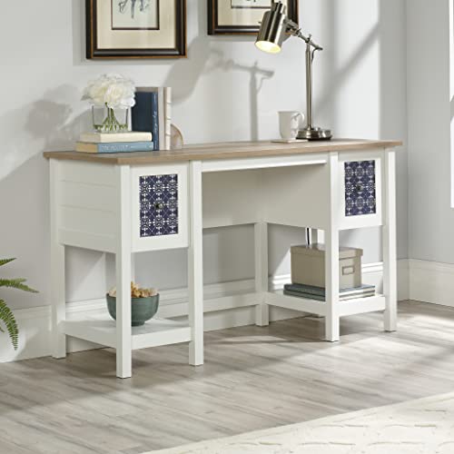 Sauder Cottage Road Desk, Soft White finish